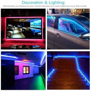 RGB LED Strip Light Fairy Lights Room TV Party Bar - TurboTech Co