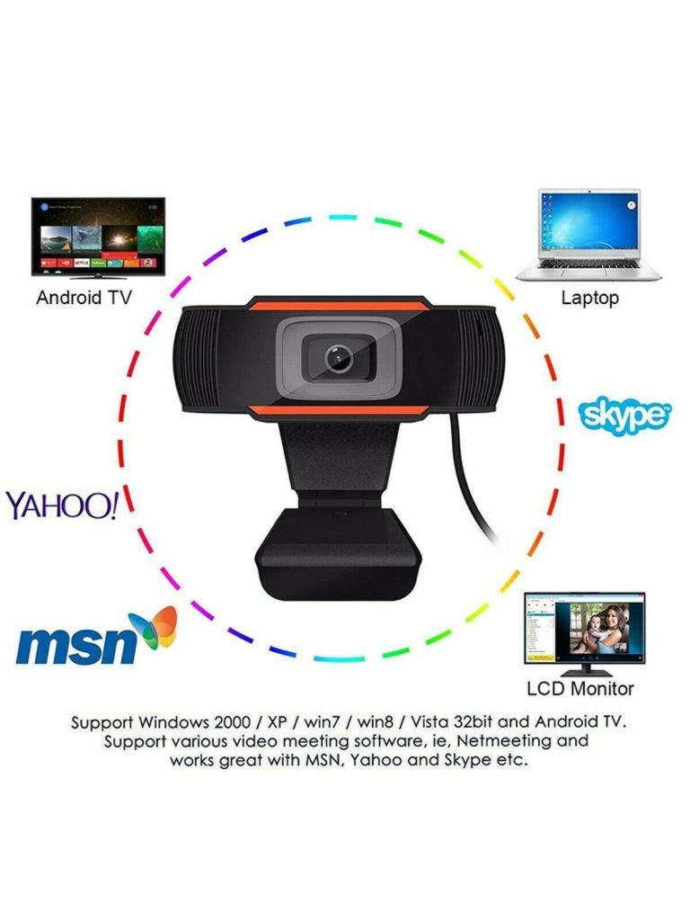 Auto Focusing Webcam HD 720P USB Web Camera Built-in Microphone For PC ...