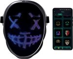 Face Transforming LED Mask Electronic Changing Facial Cover Glow Mask ...