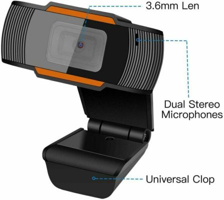 Auto Focusing Webcam HD 720P USB Web Camera Built-in Microphone For PC ...