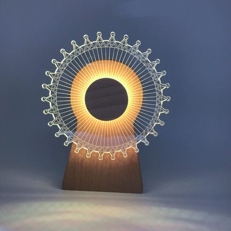 Rotating Windmill Lamp Music Night Light - TurboTech Co