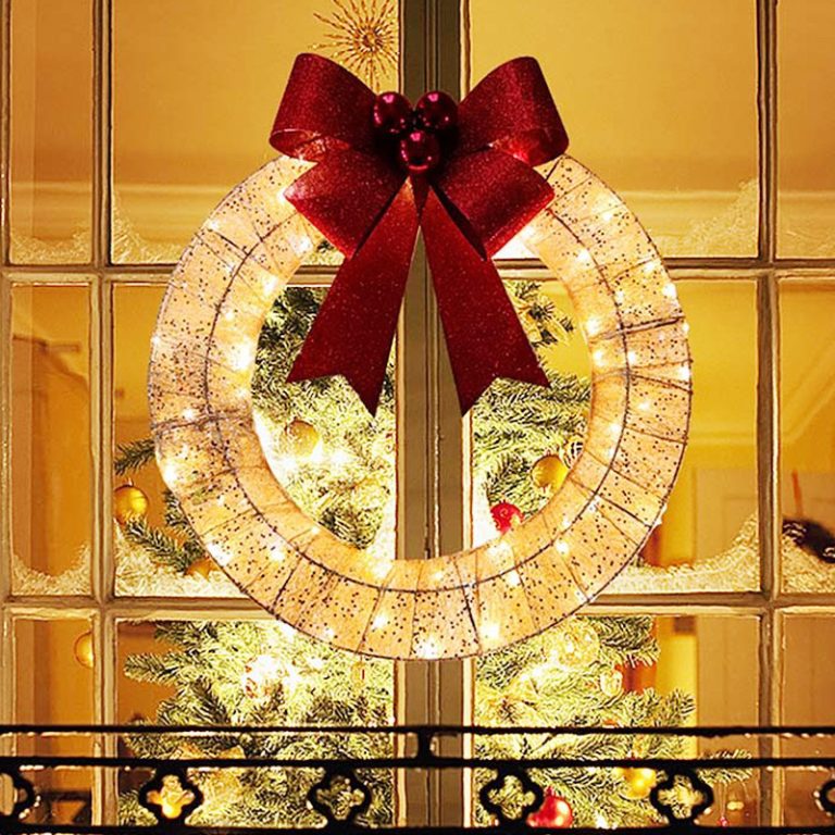 Christmas Garland 50CM Luminous LED Warm Light - TurboTech Co