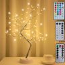 Colored Nightlight Decor Starry Sky LED Lights Copper Wire Rice Tree ...