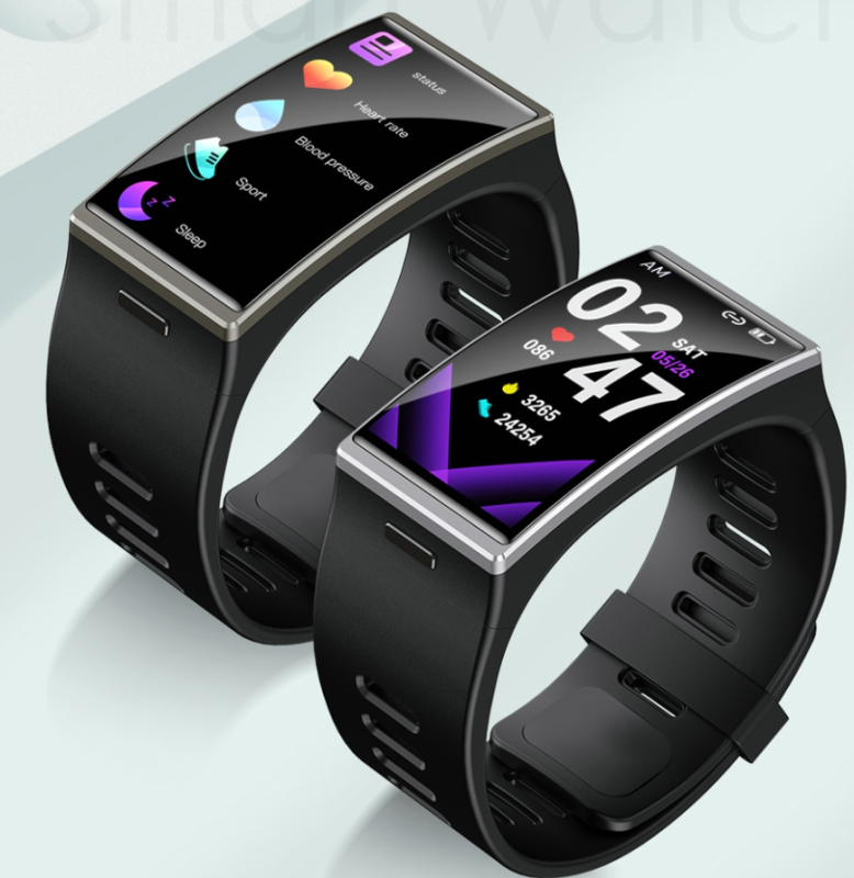 Smartwatch Waterproof Bluetooth Bracelet HD Curved 3D Big Screen ...