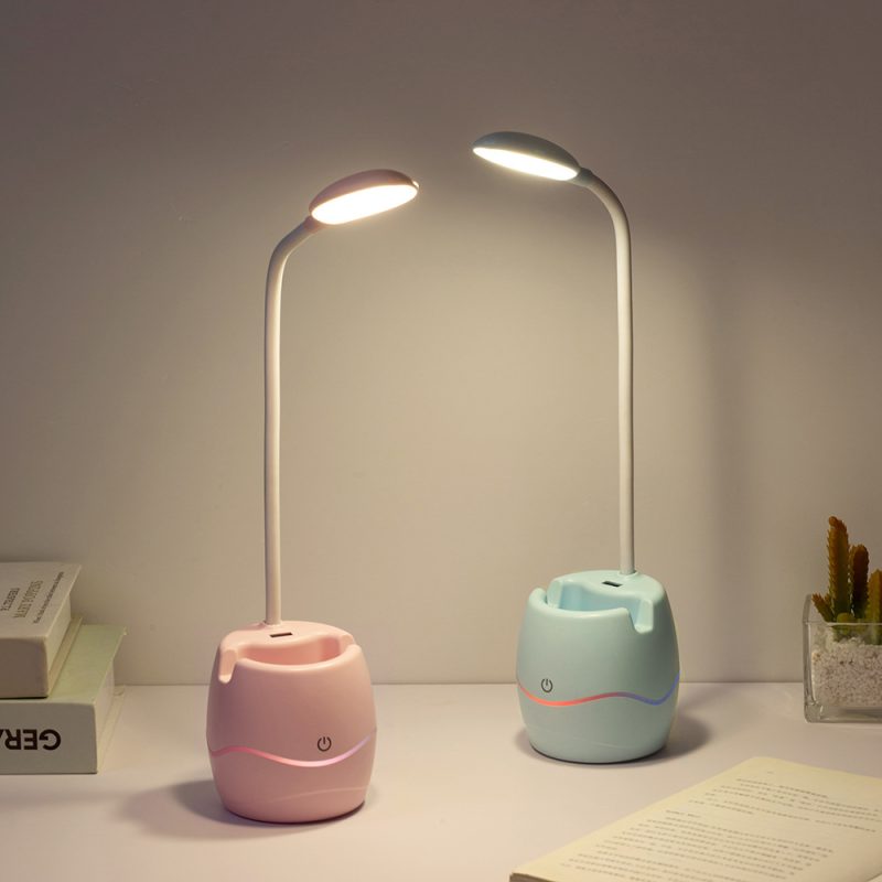 Reading Light Multifunction Storage Eye Protection LED Charging Lamp ...