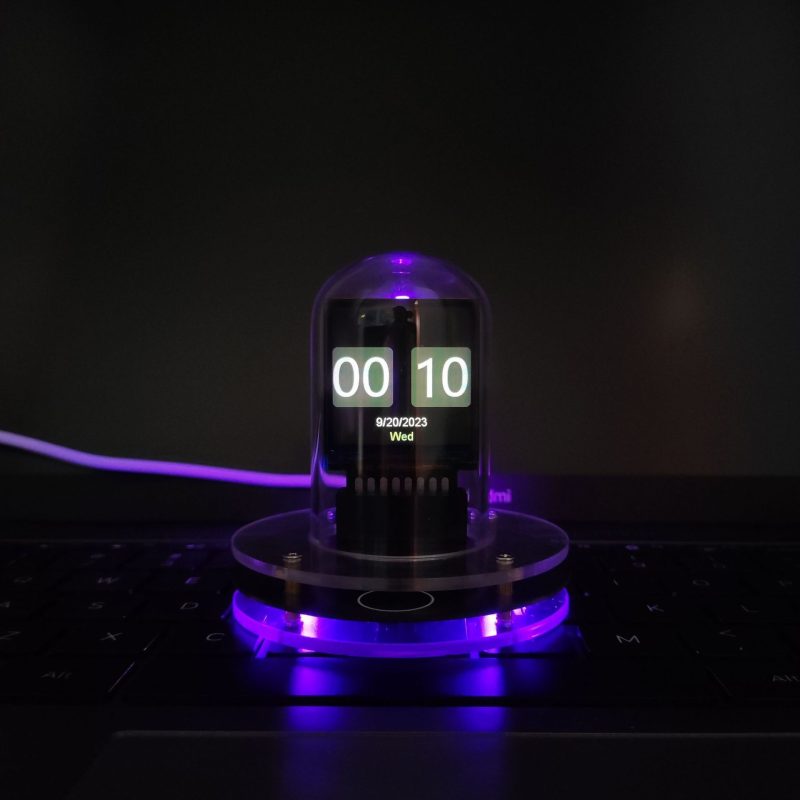Meteorological Device RGB Nightlight Weather Tracker Small Barometer ...