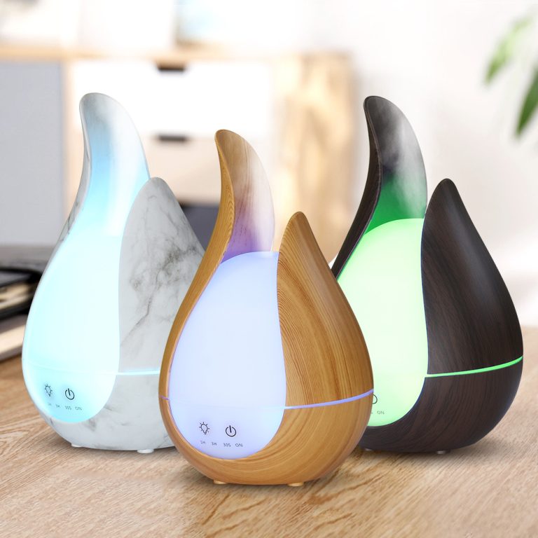 Aromatherapy Humidifier RGB Atmosphere Lamp Oil Diffuser Desk Purifier ...
