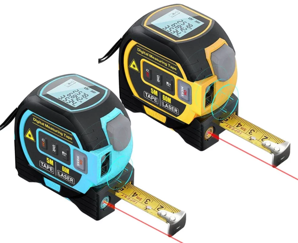 Laser Pointer Rangefinder 5M - 3 in 1 Rangefinder, Tape Measure, Ruler ...