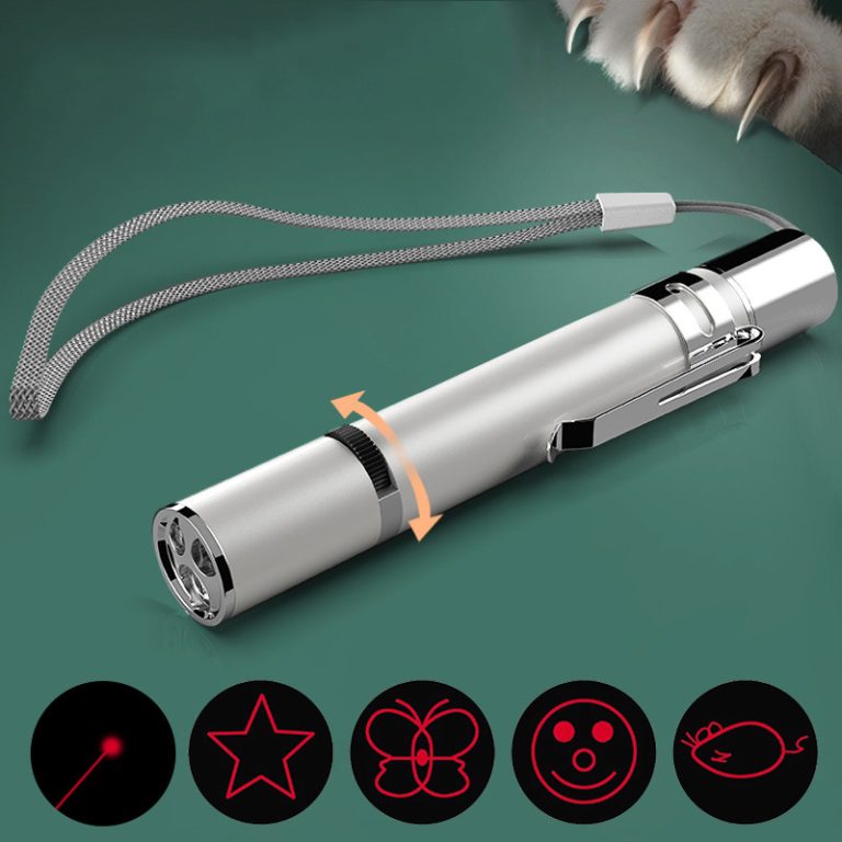 Laser Pointer Pet Toy: Interactive LED Light Long Range for Training ...