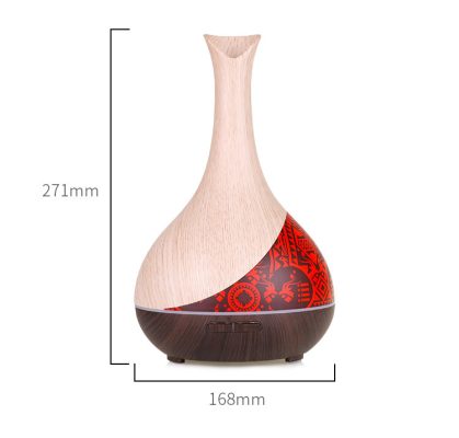 Colorful Wood Grain Ultrasonic Humidifier | Aromatherapy, 300ml ...