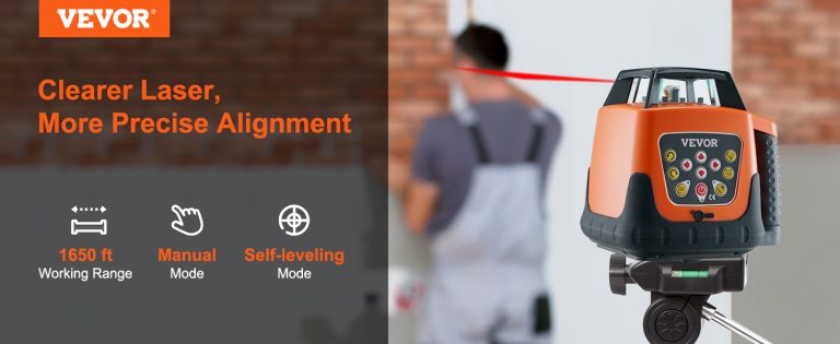 Laser Level 360 Self-Leveling Line With Remote Control Angles ...